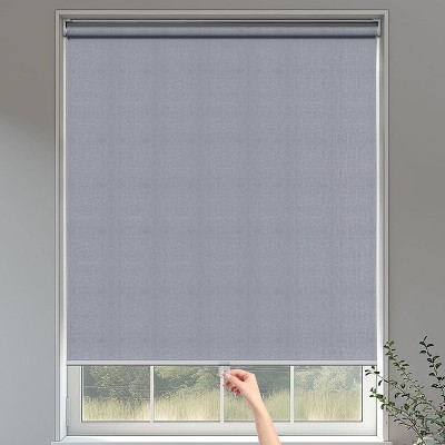 Heynemo 100% Blackout Roller Shades For Windows, Pull Down Shades With ...