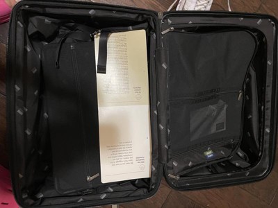Signature Hardside Carry On Spinner Suitcase Matte Black - Open Story ...