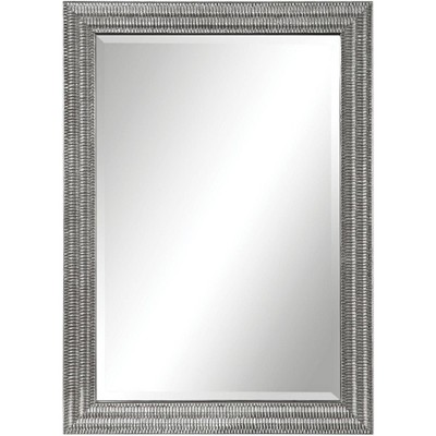 Uttermost Rectangular Vanity Decorative Accent Wall Mirror Glam Beveled ...