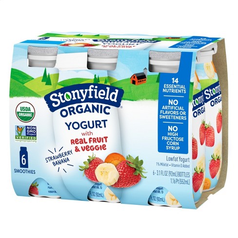 Stonyfield Organic Whole Milk Probiotic Yogurt Strawberry, 57% OFF