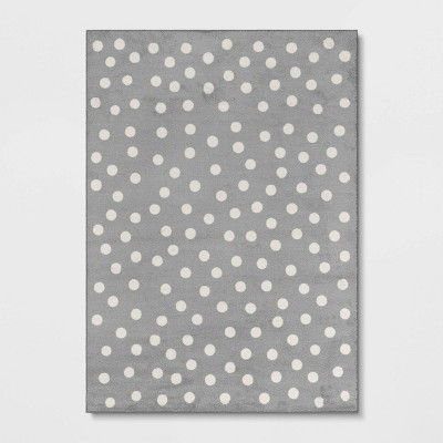 5'x7' Polka Dot Kids' Rug Pink/white - Pillowfort™ : Target