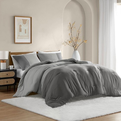 3pcs Comforter Set Color Block Bedding Comforter For All Seasons Pieced ...