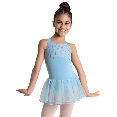 Capezio Light Blue Social Butterfly Monarch Tutu Dress - Girls Medium : Target