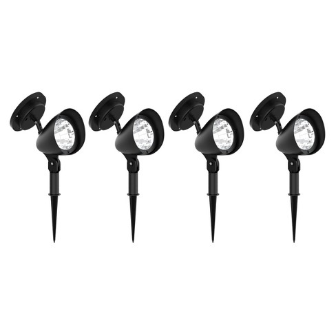 Nature Spring Solar Powered Lights Led Outdoor Stake Spotlight Fixture ...