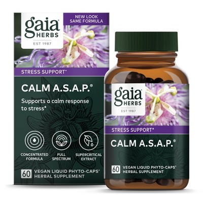 Gaia Herbs Sleepthru - Natural Sleep Support Supplement - 60 Vegan ...