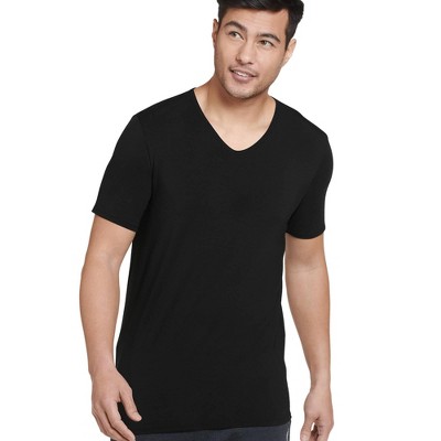 Jockey Men's Active Ultra Soft Modal V-neck T-shirt S Black Night : Target
