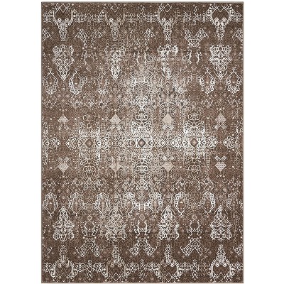 Nourison Karma Krm05 Ivory/blue Area Rug 5'3" X 7'4" : Target