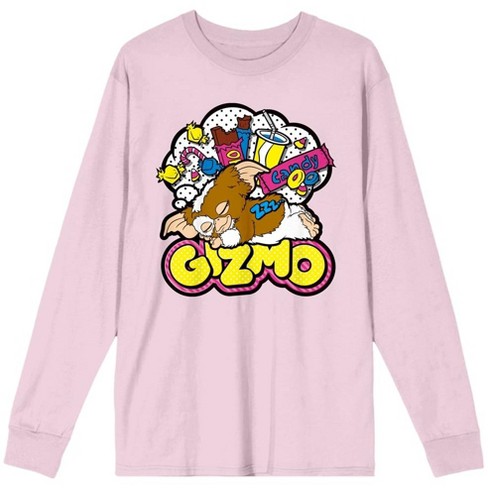 Gremlins Gizmo Composed Pop Art Juniors Cradle Pink Long Sleeve Shirt ...