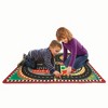 Melissa & Doug Round The Speedway Race Track Rug With 4 Race Cars (39 X ...