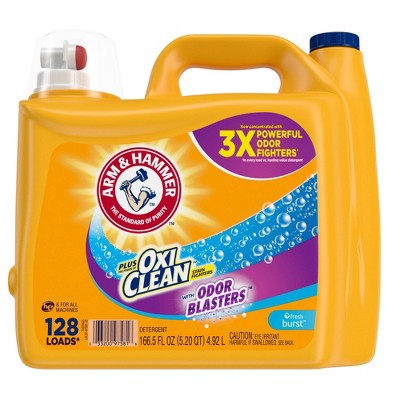 Arm & Hammer Plus Oxiclean Odor Blasters Liquid Laundry Detergent - 166 ...