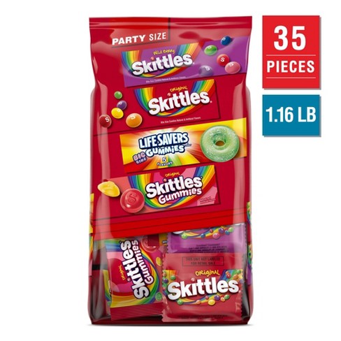 Skittles, Skittles Gummies & Life Savers Gummies Variety Pack, Party ...