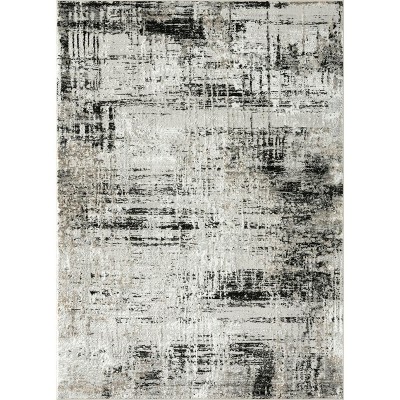 Luxe Weavers Modern Abstract Indoor Gray 8x10 Area Rug : Target