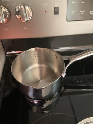 1.5qt Stainless Steel Sauce Pan With Straining Lid Silver - Figmint ...