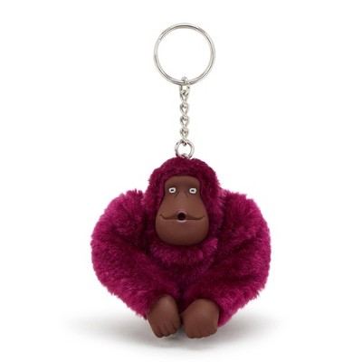 Kipling Sven Medium Monkey Keychain Funky Red : Target