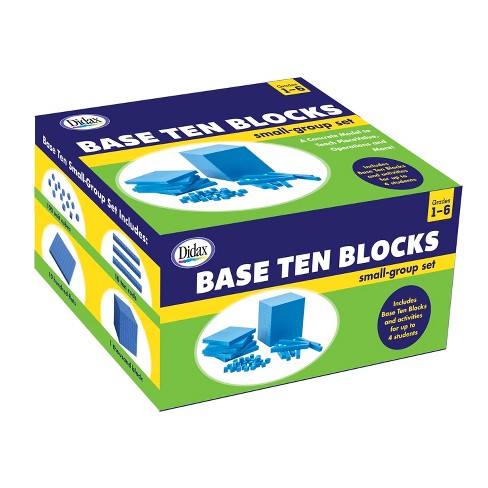 Didax Base Ten Blocks Small-group Set, 161 Pieces : Target