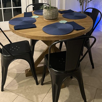 42" Litchfield Round Dining Table Light Brown - Threshold™ : Target