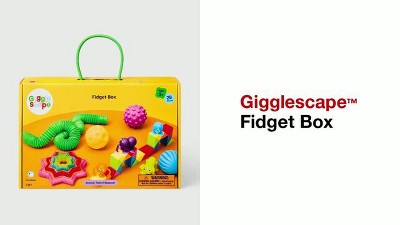 Fidget Box Gigglescape Multicolored Fidget Spinners Plastic Silicone 21 Pieces Ages 3 Target