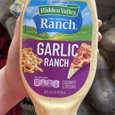 Hidden Valley Garlic Ranch - 20 Fl Oz : Target