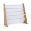 Kids' Journey Bookshelf 4 Tier Book Storage White/ Natural - Humble ...
