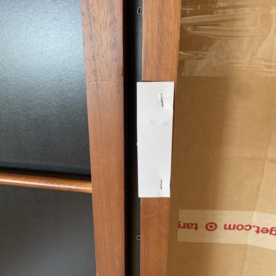 20" X 65" Wood Ladder Standing Mirror Brown - Threshold™ : Target