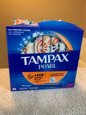 Tampax Pearl Triple Pack With Super/super Plus/ultra Absorbency ...