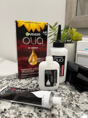Garnier Olia Oil Powered Permanent Hair Color - Intense Red 6.65 - 1 Fl ...