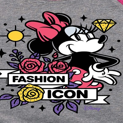 Girls' - Disney - Minnie Mouse is a Fashion Icon Shirt Tail Raglan ...
