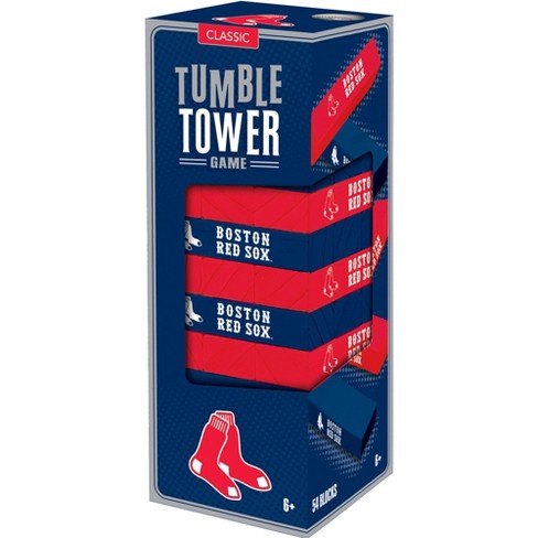 Masterpieces Real Wood Block Tumble Towers - Mlb Boston Red Sox : Target