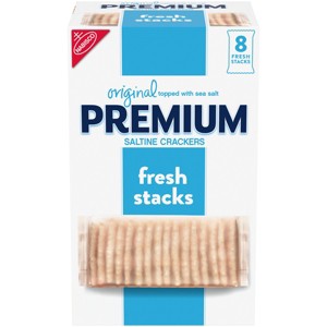 Premium Fresh Stacks Original Saltine Crackers Travel Snacks - 13.6oz ...