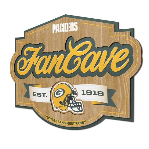 Nfl Green Bay Packers Fan Cave Sign : Target