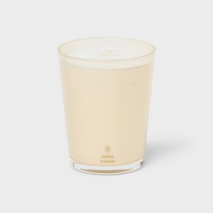Glass Amber Sunrise Jar Candle Ivory 35.8oz - Threshold™ : Target