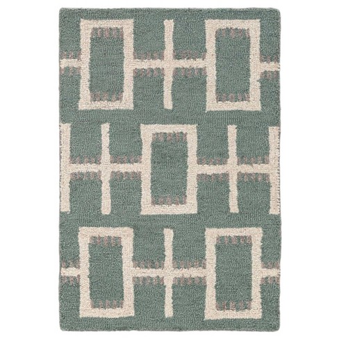 Obeetee Freya Frida Hand Made Indoor Area Rug - 2'x3' Green : Target
