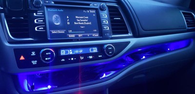 Monster 4pk Fiber Optic Led Light Strips For Car : Target