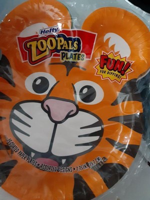 Hefty Disposable Dinnerware Plates - Zoo Pals - 15ct : Target