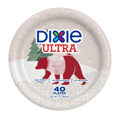 Dixie Ultra 7" Holiday Plates - Bear - 40ct – Target Inventory Checker ...