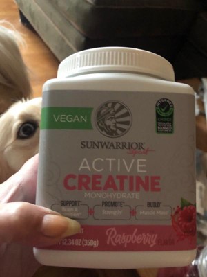 Sunwarrior Active Creatine Powder, Raspberry Flavor, 350gm : Target