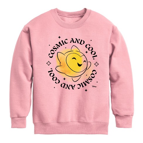Disney Cosmic Cool Star Graphic Long Sleeve Fleece Sweatshirt - Mauve ...