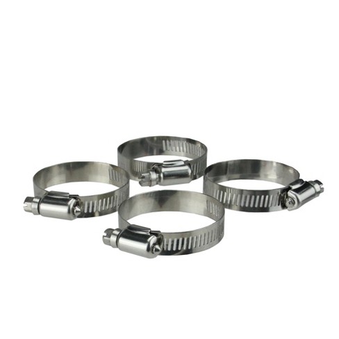 Northlight 2.75" Stainless Steel Adjustable Swimming Pool Hose Clamps ...