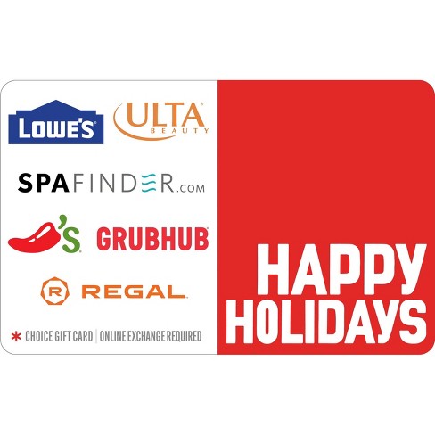 Happy Holidays Gift Card $100 (email Delivery) : Target