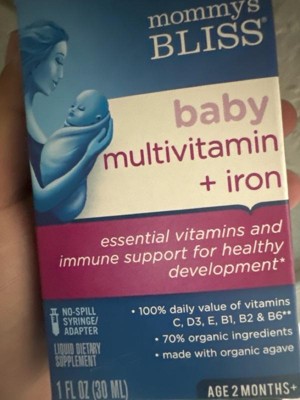 Mommy's Bliss Baby Multivitamin + Iron - 1 Fl Oz : Target