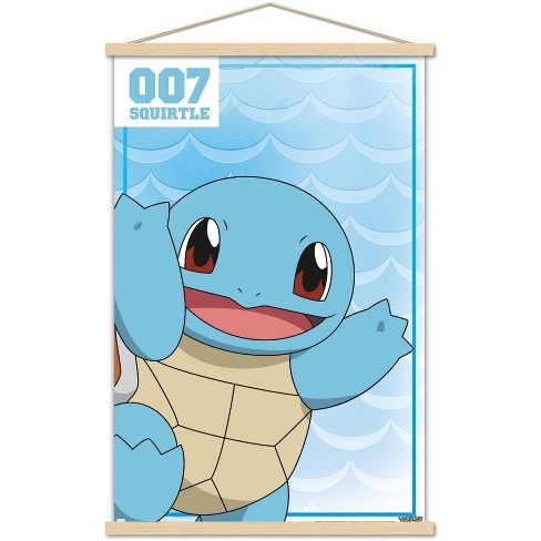 Trends International Pokémon - Squirtle 007 Magnetic Framed Wall Poster ...