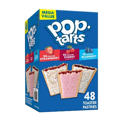 Pop-Tarts Frosted Strawberry, Cherry and Blueberry Toaster Pastries ...