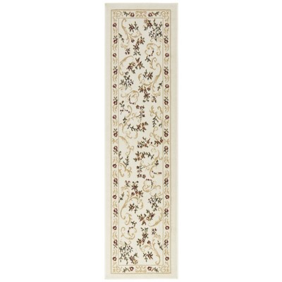 Home Dynamix Optimum Amell Traditional Floral Runner Area Rug, Black ...