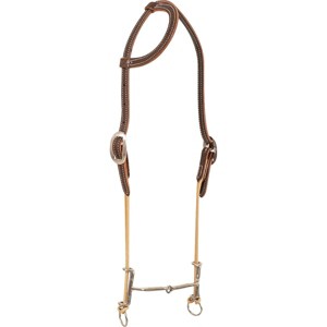 Classic Equine Loomis Draw Gag Bit & Headstall Set - Stainless Steel ...
