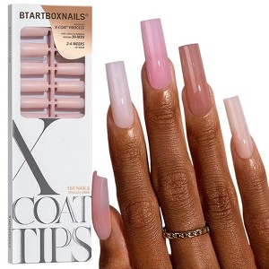 BTArtboxnails XCOATTIPS Press - On Nails - Bare Series - Square : Target
