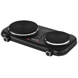 Brentwood 1100w Single Cast Iron Burner Hot Plate Black : Target