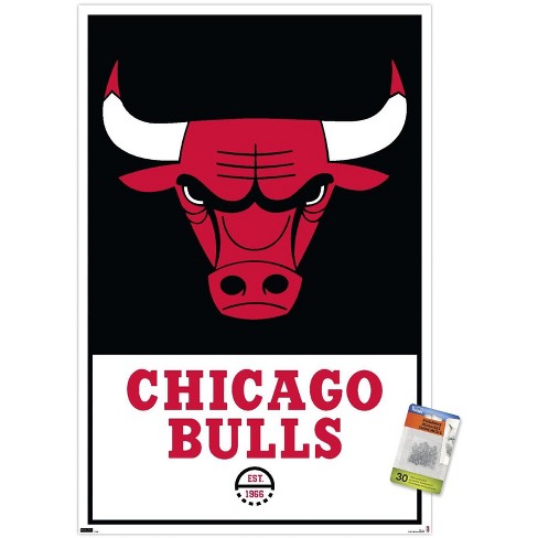 Trends International Nba Chicago Bulls - Logo 21 Unframed Wall Poster ...
