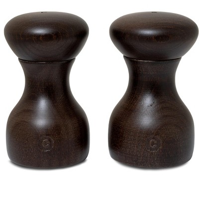 Park Designs Modern Metal And Wood Salt And Pepper Caddy Set : Target