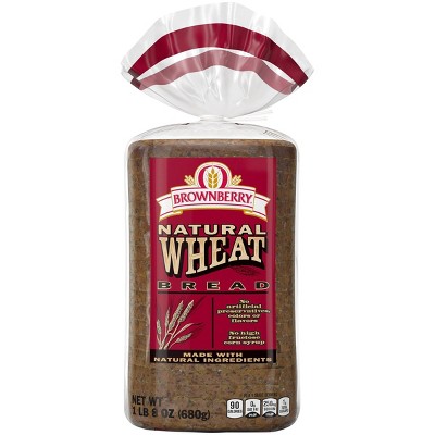 Brownberry Natural Wheat Bread - 24oz : Target
