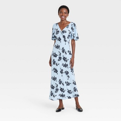Women's Long Sleeve Cinch Waist Maxi Shirtdress - Universal Thread ...